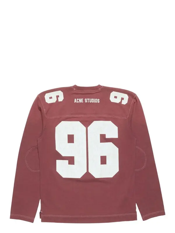 Acne Studios 96" Logo Jersey T-shirt - Red