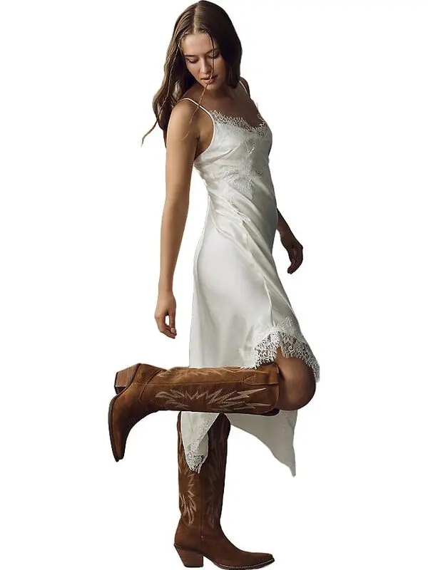 DINGO High Cotton Western Boots - Sand