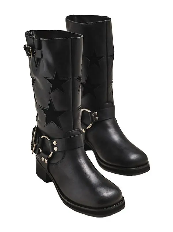 DINGO Blacklist Moto Boots - Black