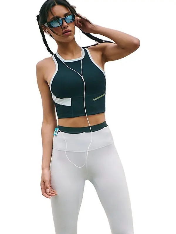 Free People Mile Trial Tank - Black Combo
