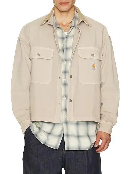 Carhartt Work In Progress Prescott Shirt Jacket - String & Leather