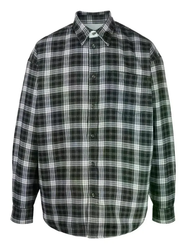 DIESEL® S-dewny-double-check-a Shirt Jacket - Black