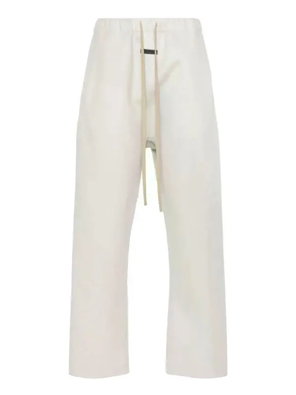 Fear Of God Logo-appliqué Straight Leg Pants - Neutrals