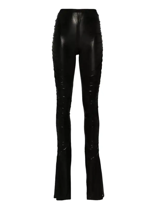 Rick Owens Svita Side-slit Flared Trousers - Black