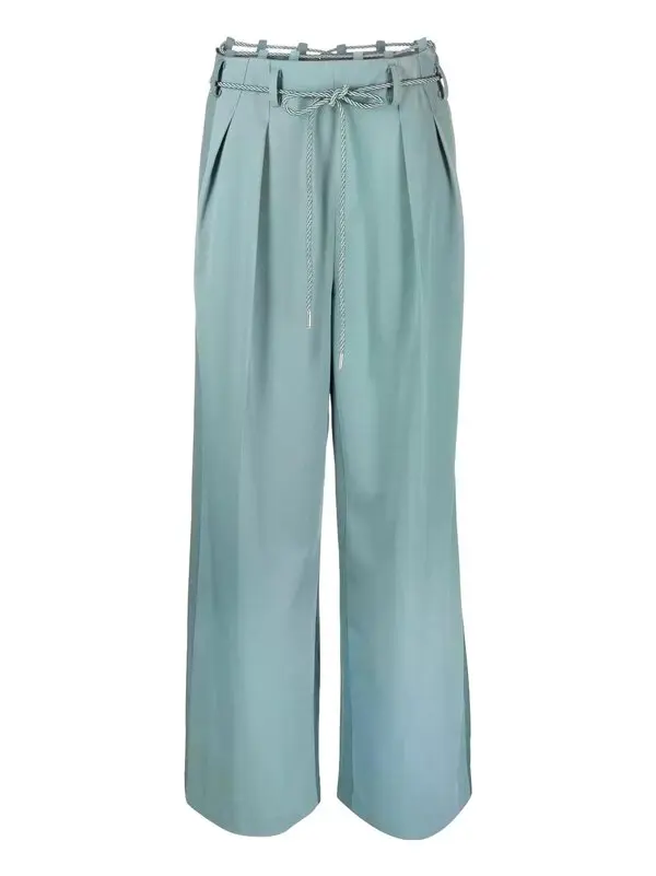Andersson Bell Cropped Trousers With Rope Detailing - Blue