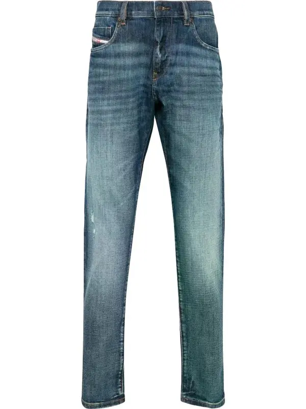 DIESEL® D-strukt Mid-rise Slim-fit Jeans - Blue