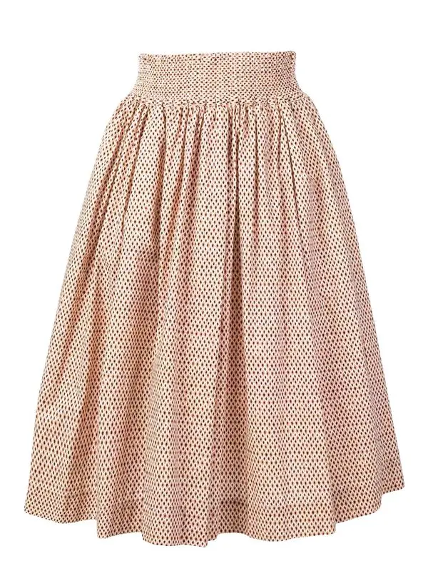 Woolrich Printed Popeline Skirt - Neutrals
