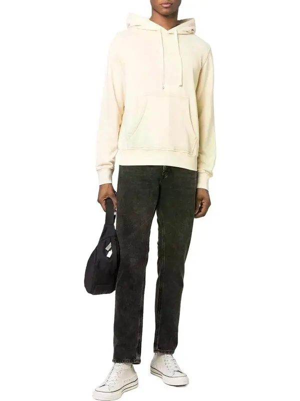 DIESEL® Logo-patch Pullover Hoodie - Yellow