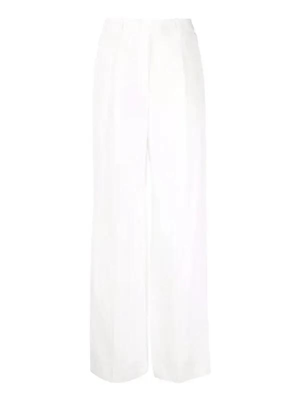 Fabiana Filippi Ivory Tailored Trousers - White
