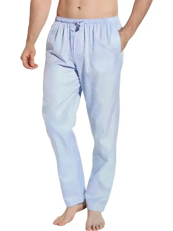 Zimmerli Logo-print Pajamas - Blue