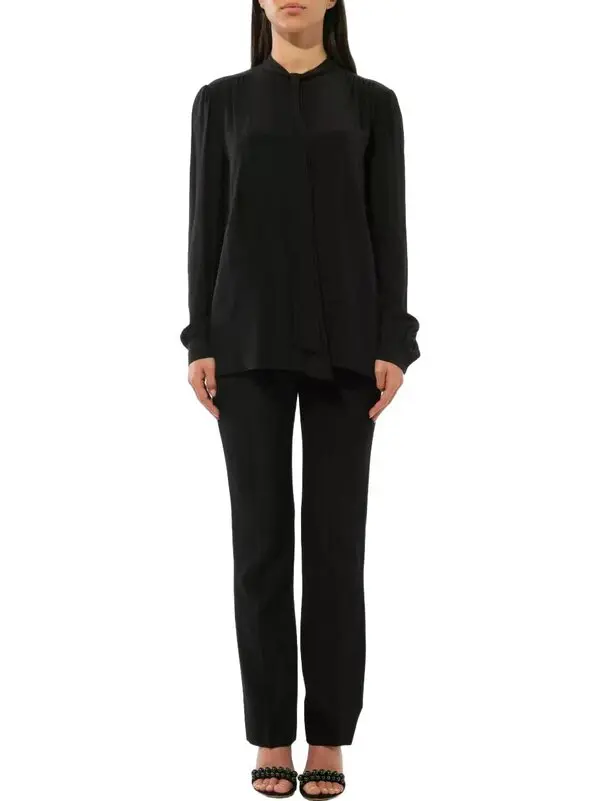 Givenchy Silk Pussy-bow Blouse - Black
