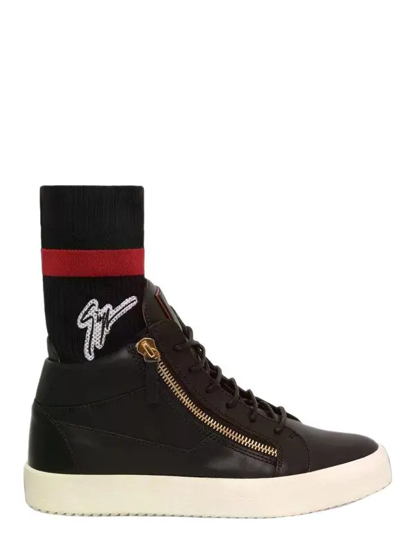 GIUSEPPE ZANOTTI Adam Laceless Sneakers - Black