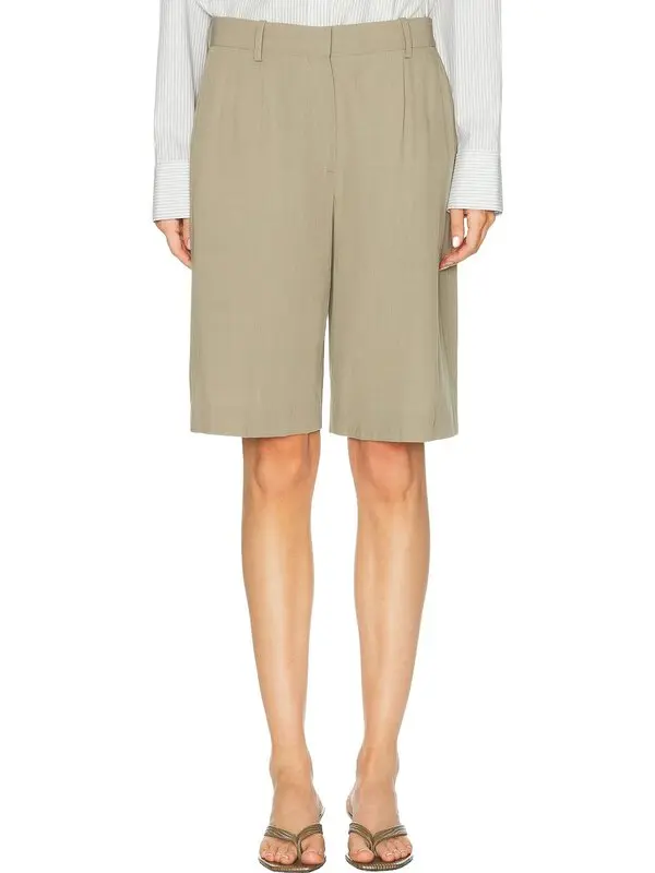 TOTEME Wide Fluid Short - Taupe