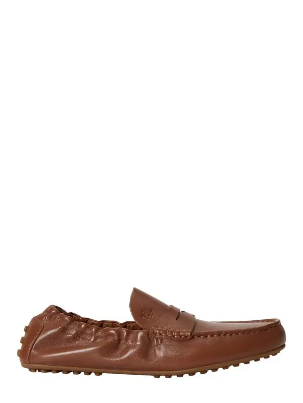 Ralph Lauren Wynnie Leather Driver - Lauren Tan