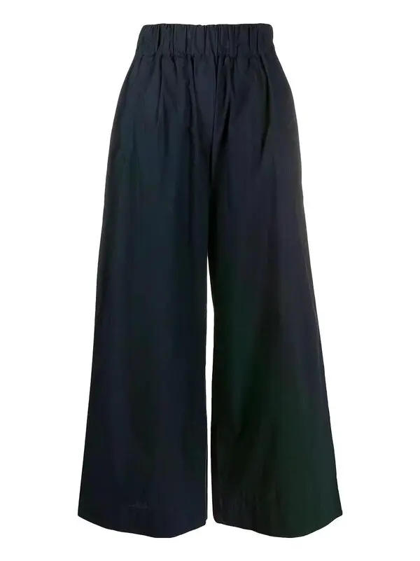 Woolrich Wide-leg Cropped Trousers - Blue