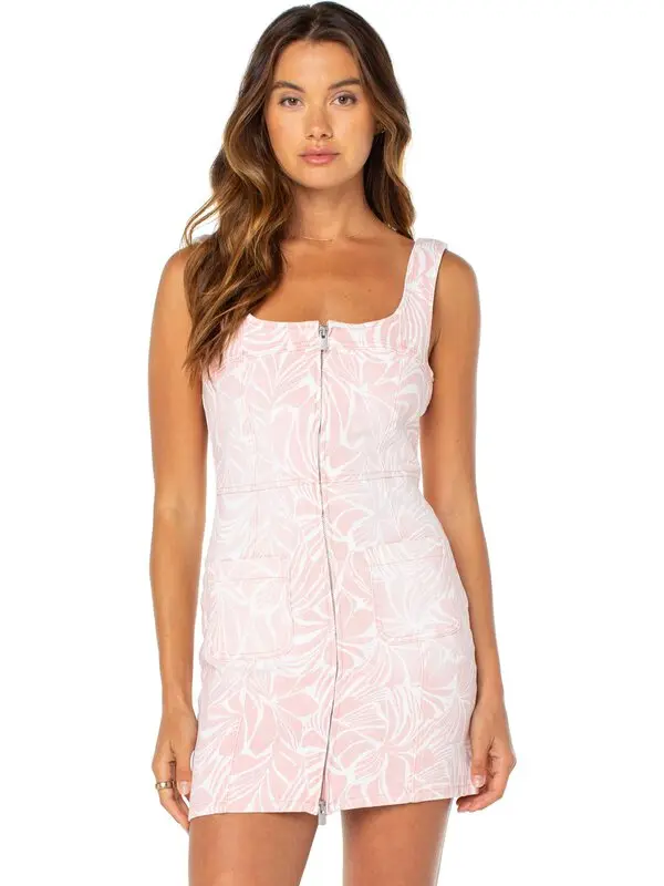 Roxy Sami Mini Dress - Murex Shell Sea Bloom