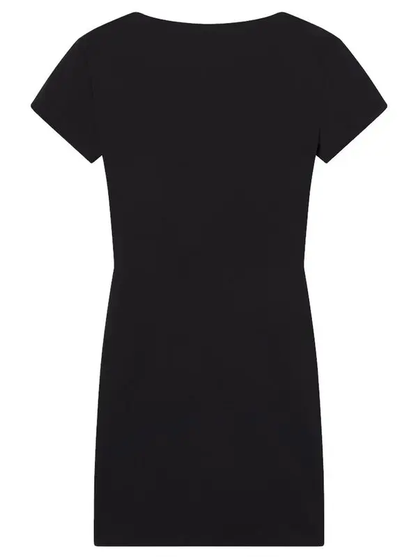FRAME X Alexandra Leclerc The Monaco Mini Dress - Black