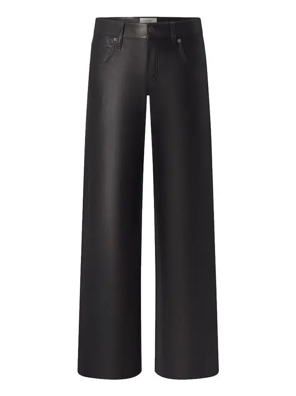 FRAME X Alexandra Leclerc The Leather Leo Pants - Black