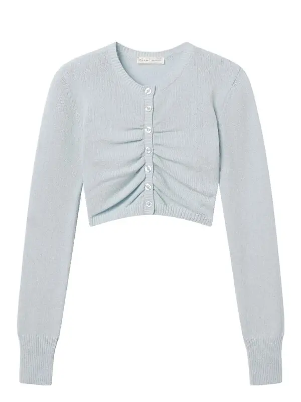FRAME The Joyride Cardigan - Light  Blue