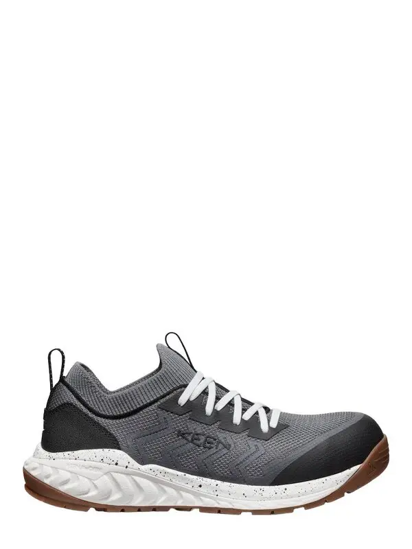 Keen Arvada Shift Carbon Toe Work Sneaker - Steel Grey/gum