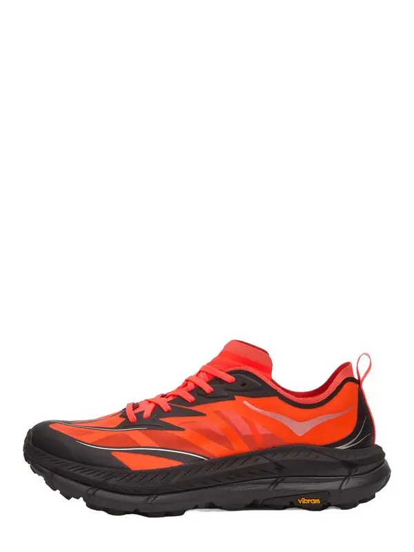 Hoka One One Mafate Speed 4 Lite Sneaker - Neon Flame/black