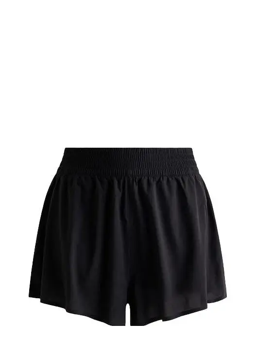 H&m Double-layered Sports Shorts - Black