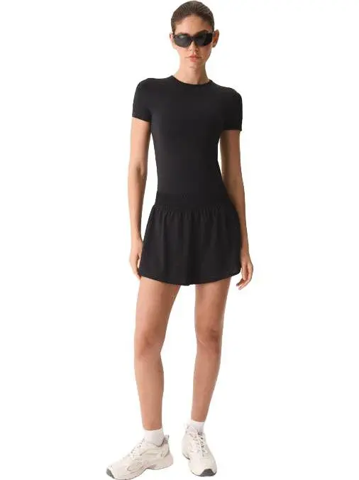 H&M Double-layered Sports Shorts - Black