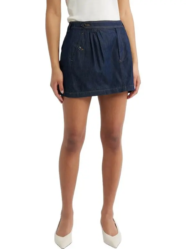 FRAME Utility Miniskirt - Rinse