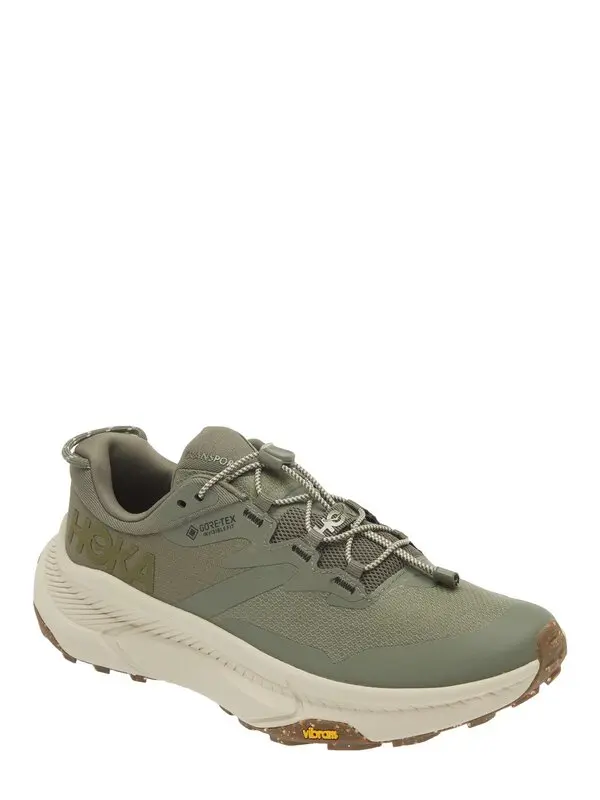 HOKA® Transport Gore-tex® Waterproof Shoe - Slate/oat Milk