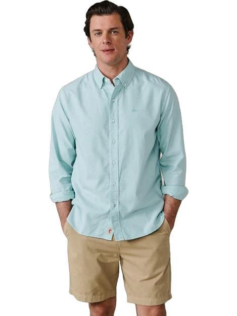 Aubin Horkstow Lightweight Oxford Shirt - Mint
