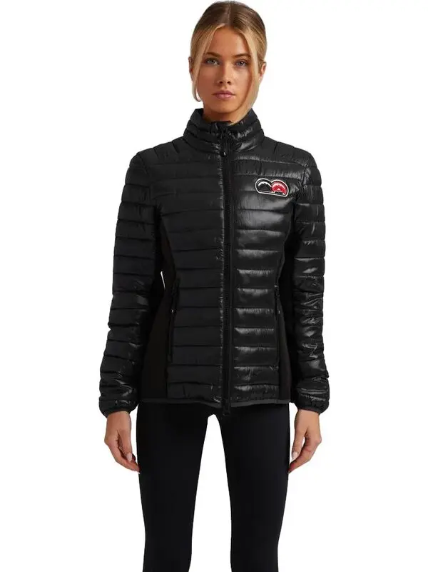 JACK1T Sportl1te Funnel Neck Puffer Jacket - Black