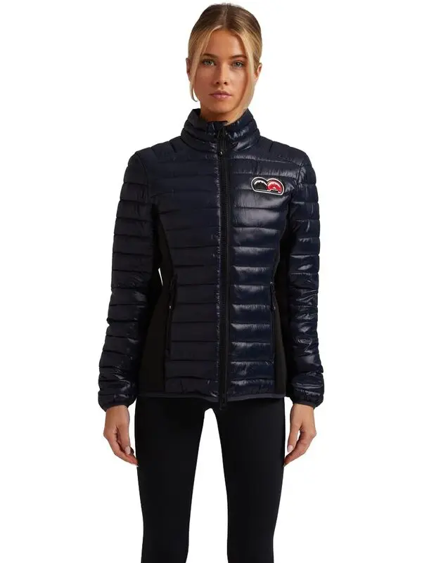 JACK1T Sport Lite Funnel Neck Padded Jacket - Navy