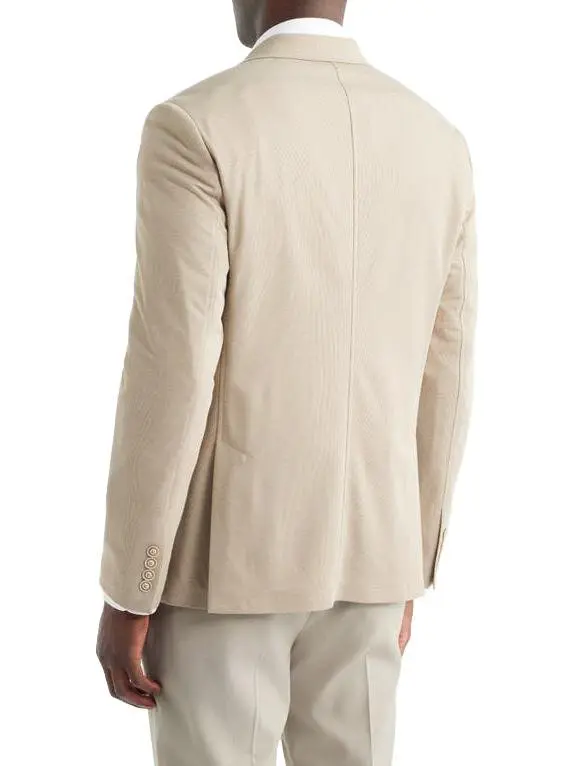 GRUNER 1949 Alfi Piqué Sport Coat - Tan