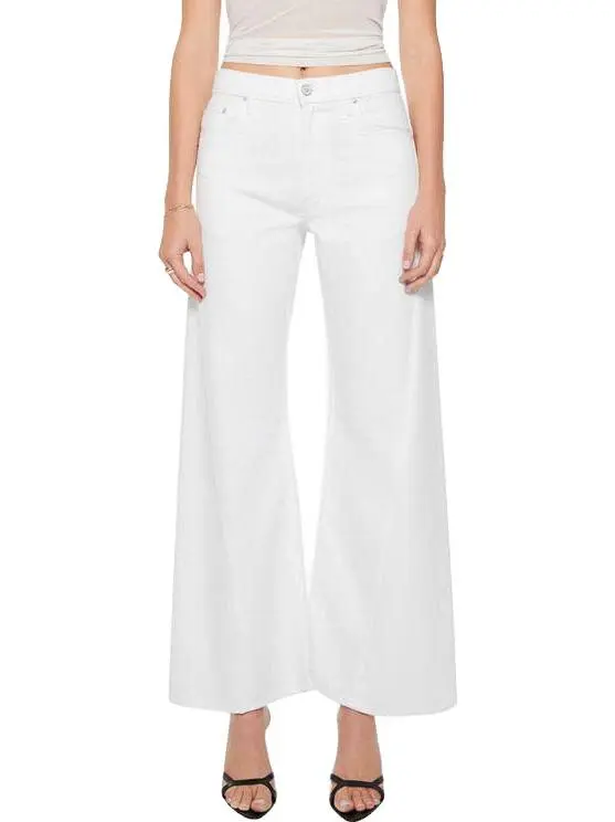 MOTHER Lemon Twist High Waist Wide Leg Jeans - Pinch Of Salt
