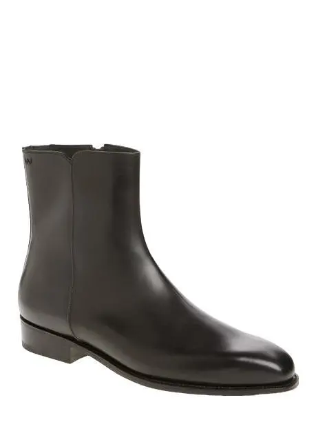 J.M. WESTON Fusain Zip-up Leather Boots - Black Boxcalf