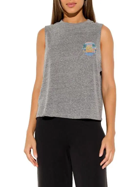 Spiritual Gangster Paradise Inner Gaze Vibe Tank - Heather Grey