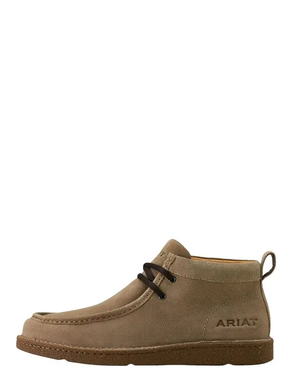 Ariat Suede Moc Toe Chukka Boots - Cinnamon Brown Suede