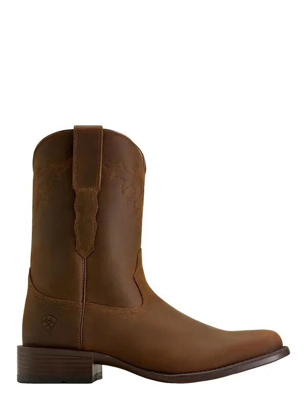 Ariat Sonoro Roper Toe Western Boots - Distressed Brown