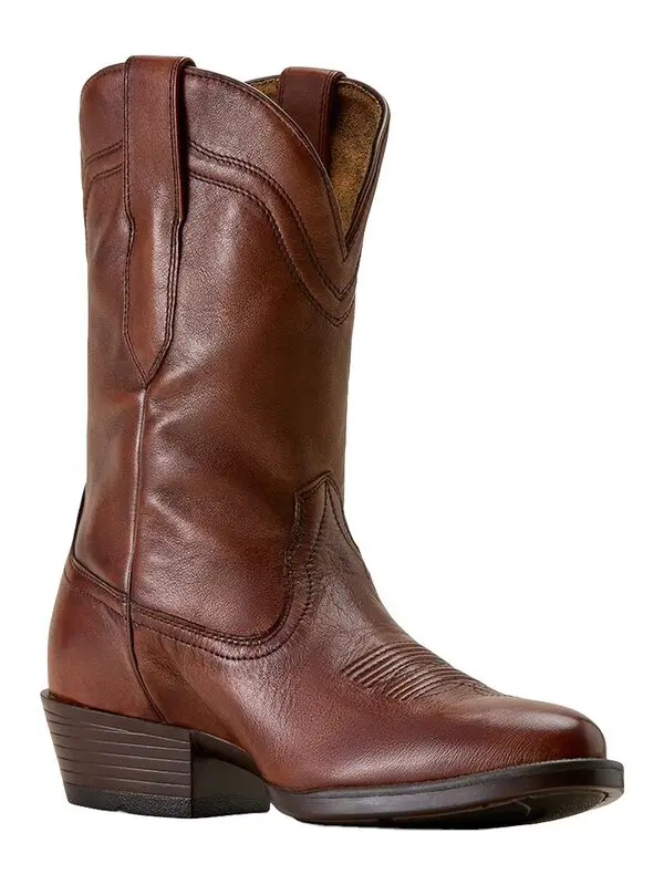 Ariat Grayson R Toe Western Boots - Honey Bee
