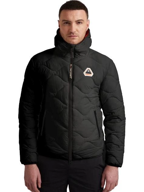 JACK1T Orb1t Long Sleeve Hooded Jacket - Black