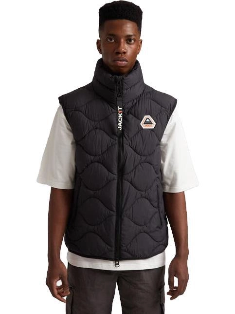 JACK1T Orb1t High Neck Gilet - Black