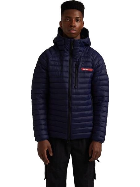 JACK1T Satell1te Long Sleeve Hooded Jacket With Primaloft® Fill - Navy