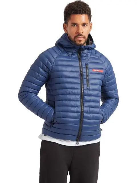 JACK1T Satell1te Long Sleeve Hooded Jacket With Primaloft® Fill - Pacific Blue
