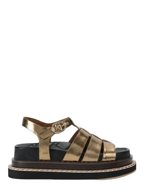Kurt Geiger Orson Fisherman Sandal - Rust/copper