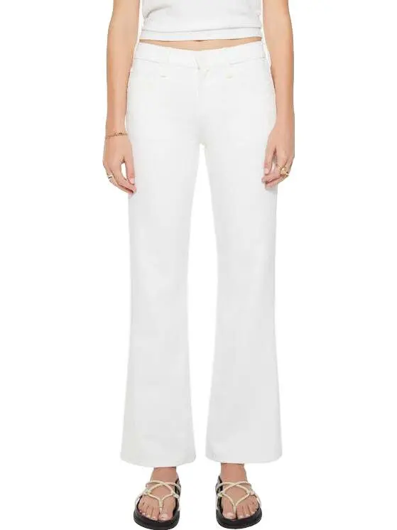 MOTHER The Bookie Skimp Mid Rise Bootcut Jeans - Picket Fence