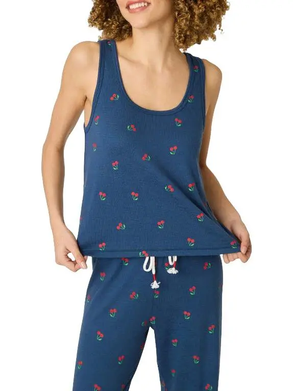 PJ Salvage Star Spangled Summer Lounge Tank - True Navy