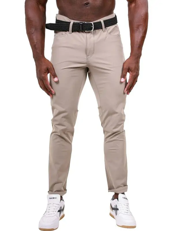 MACEOO Marthyr Slim Fit Pants - Grey