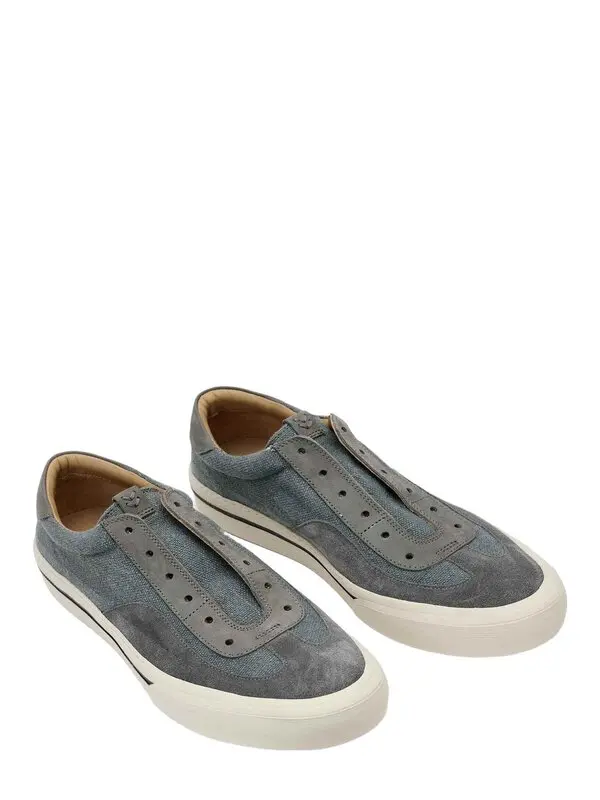 John Varvatos 315 Retro Low Top Sneaker - Light Blue Heather