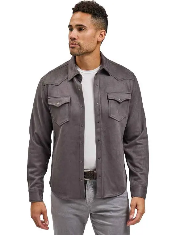 RYE 51 The Wyatt Shirt Jacket - Smoke