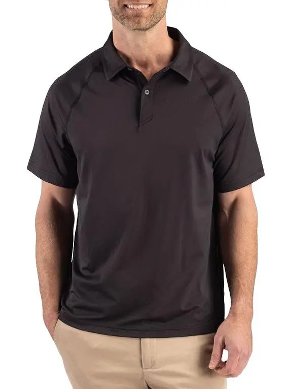 CBUK BY CUTTER & BUCK Prospect Epic Confidence Textured Performance Polo - Black